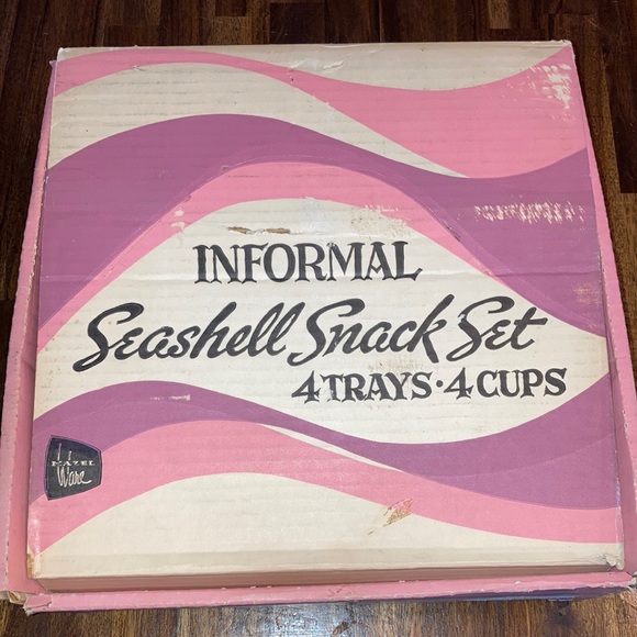 Hazel Ware | Kitchen | Vintage Seashell Snack Set | Poshmark